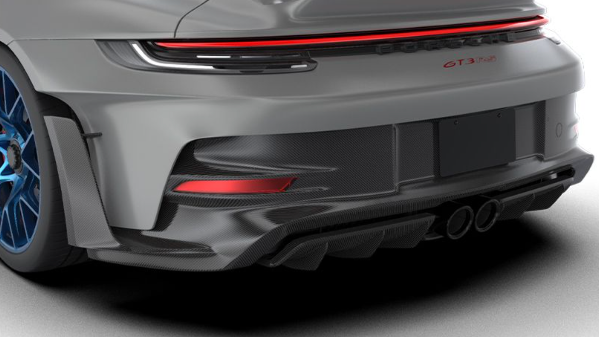 992 GT3 RS Diffuser with Uprights – Yost Auto Tailoring Performance